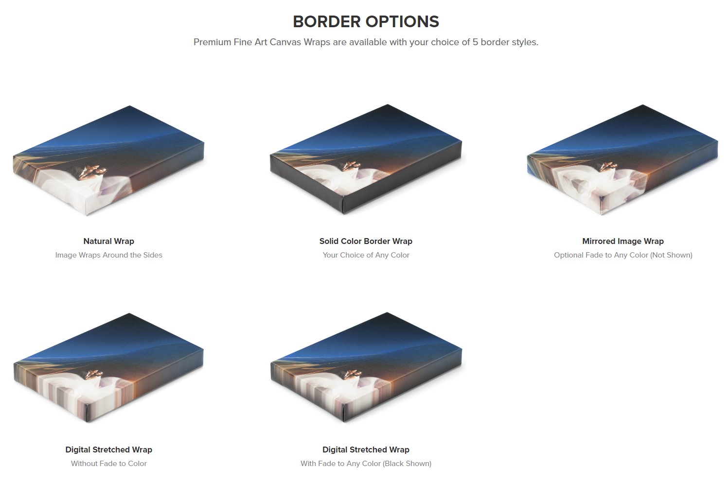 Canvas Print Options